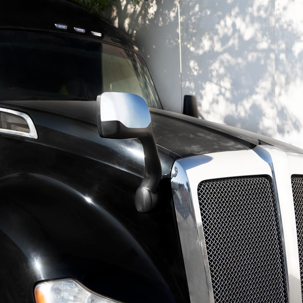 KENWORTH T680/T880/PETERBILT 579 HOOD MIRROR (CHROME) - RH | Lynn Truck ...