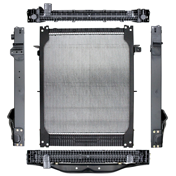 FREIGHTLINER M2 RADIATOR WITH FRAME PLASTIC ALUMINIUM 2008-2015 34" X ...