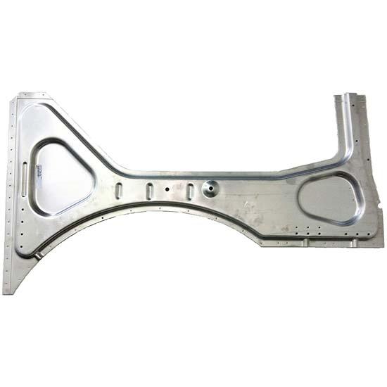 PETERBILT 379 EXTENDED ALUMINUM HOOD SIDE PANEL INNER REINFORCEMENT ...