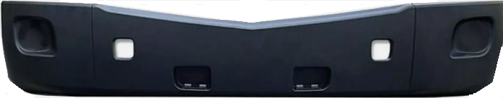 PETERBILT 579 2013-2021 COMPLETE PLASTIC BUMPER ASSY NO FOG LIGHT HOLES ...